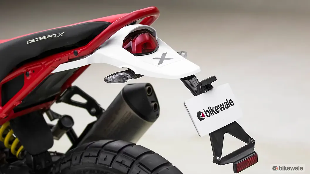 Ducati DesertX Number Plate Lamp Image – BikeWale