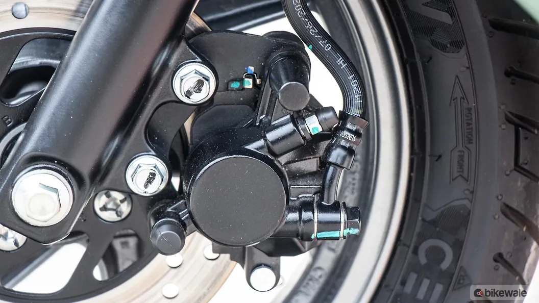 Suzuki E Access Front Disc Brake Caliper Image – BikeWale