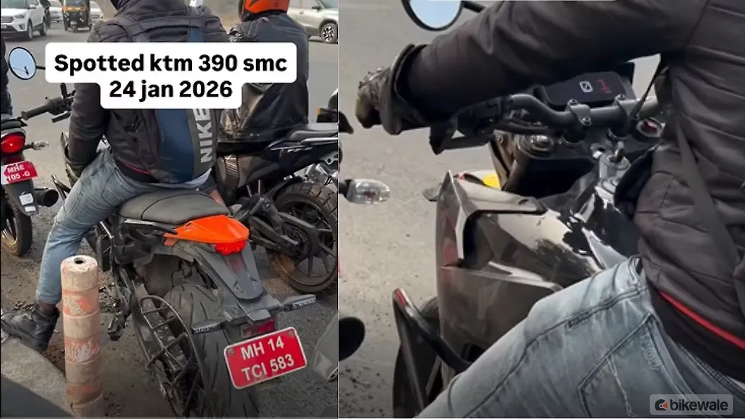 KTM 390 SMC R Left Rear Three Quarter Image – BikeWale