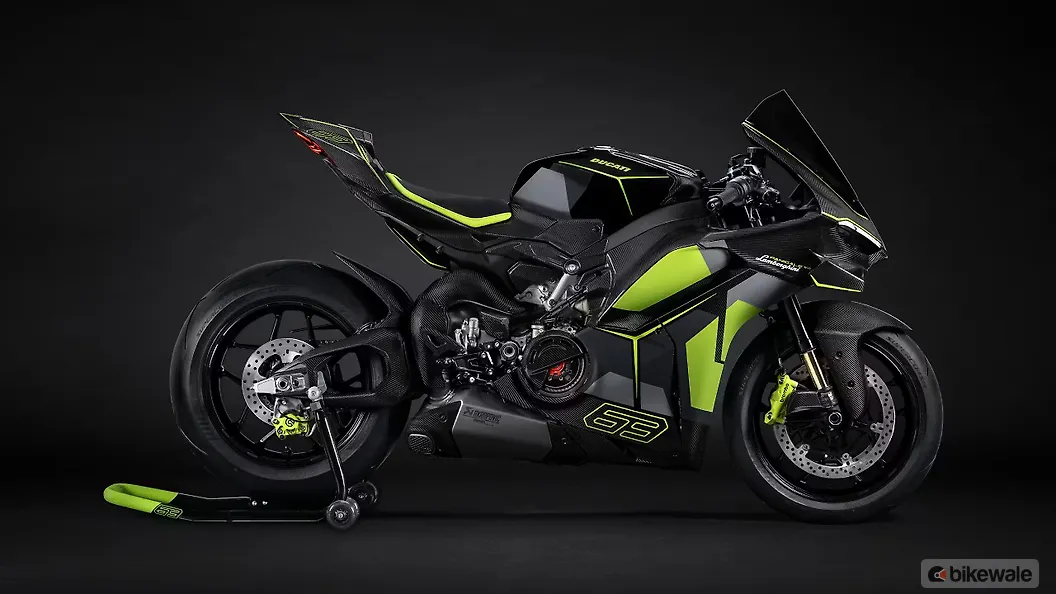Ducati Panigale V4 Lamborghini Right Side View Image – BikeWale