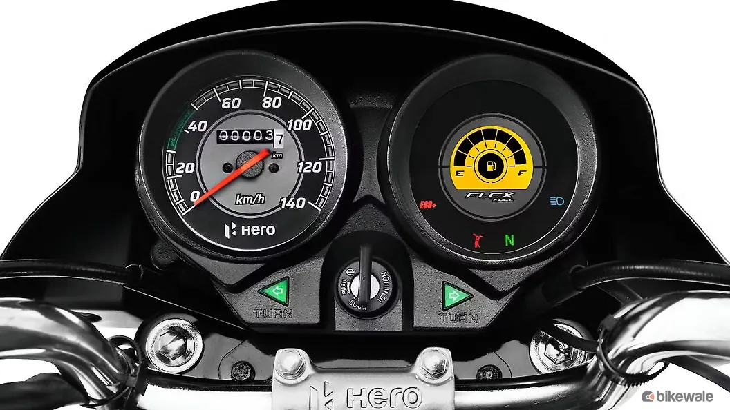 Hero HF Deluxe Flex Fuel Engine From Right Image – BikeWale