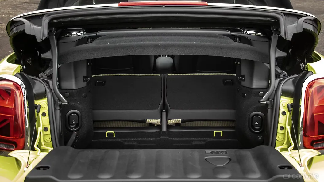 Cooper Convertible Bootspace Rear Seat Folded Image, Cooper Convertible ...