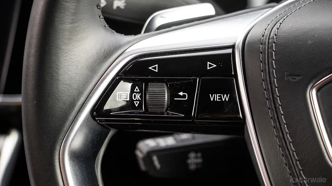 A8 L Left Steering Mounted Controls Image, A8 L Photos in India - CarWale