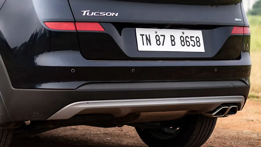 Tucson [2020-2022] Rear Bumper Image, Tucson [2020-2022] Photos in ...