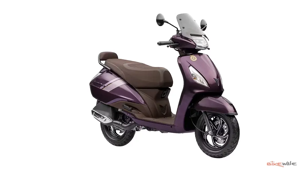 TVS Jupiter Left Front Three Quarter Image – BikeWale
