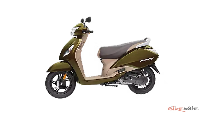 TVS Jupiter Left Front Three Quarter Image – BikeWale