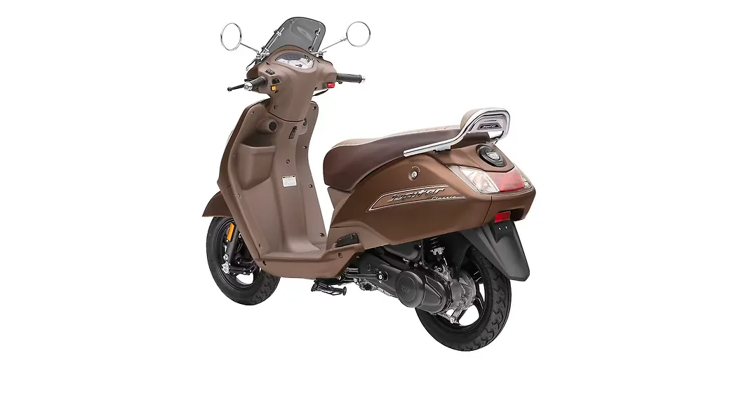TVS Jupiter Rear Three-Quarter Image – BikeWale