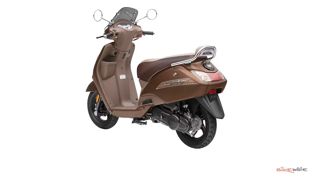 TVS Jupiter Rear Three-Quarter Image – BikeWale