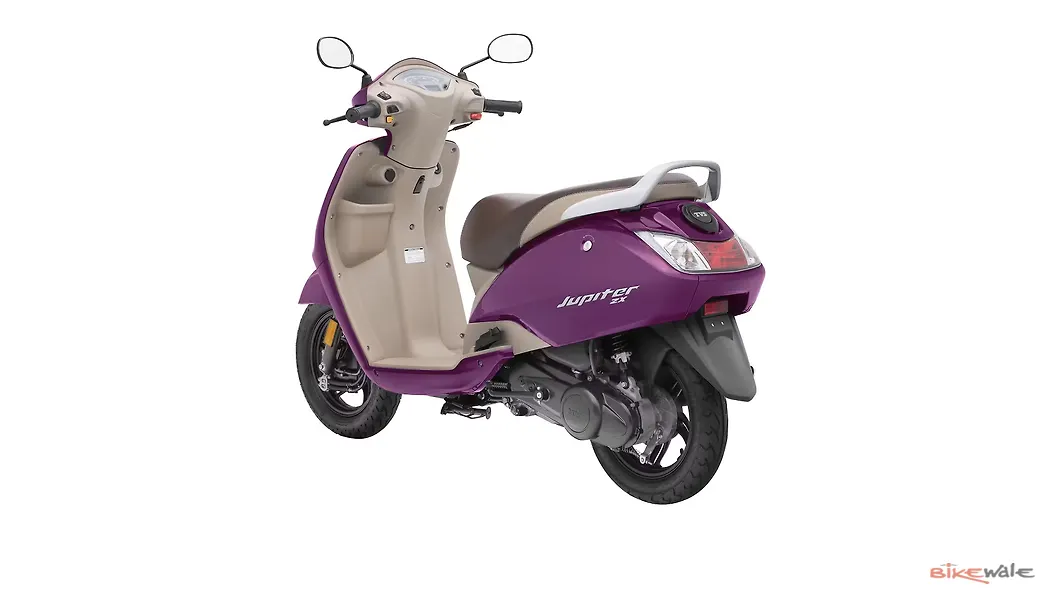 TVS Jupiter Rear Three-Quarter Image – BikeWale