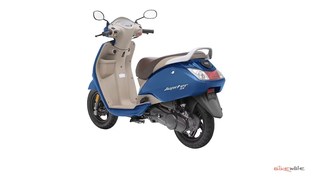 TVS Jupiter Rear Three-Quarter Image – BikeWale
