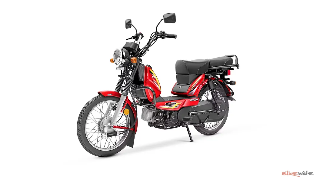 TVS XL100 Heavy Duty Front Three-Quarter Image – BikeWale