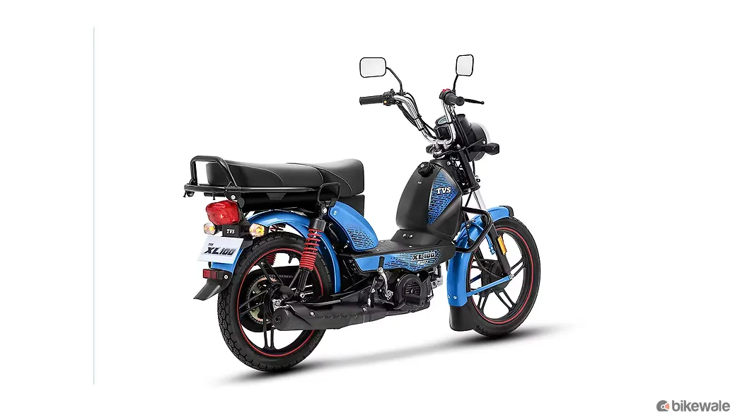 TVS XL 100 Heavy Duty Right Rear Three Quarter Image – BikeWale