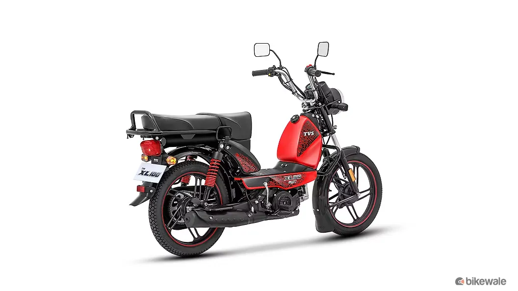 TVS XL 100 Heavy Duty Right Rear Three Quarter Image – BikeWale