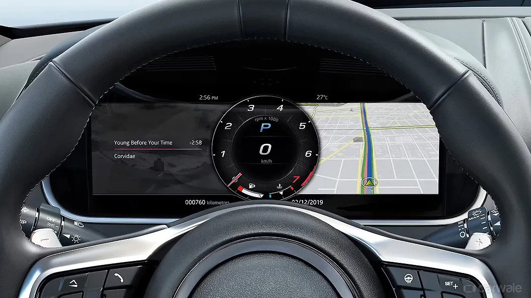 F-Type Instrument Cluster Image, F-Type Photos in India - CarWale