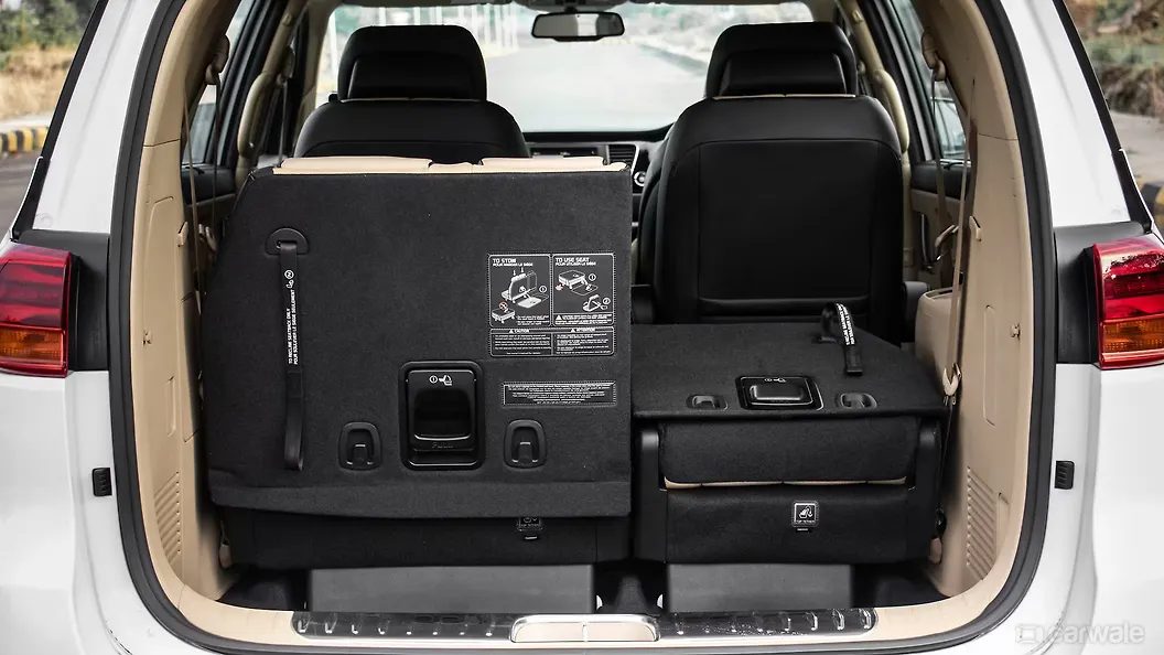 Carnival Bootspace Rear Split Seat Folded Image, Carnival Photos in ...