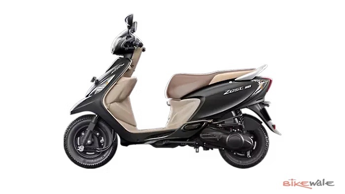 TVS Scooty Zest 110 Left Rear Three Quarter Image – BikeWale