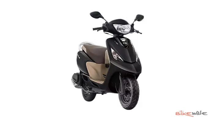 TVS Scooty Zest 110 Left Rear Three Quarter Image – BikeWale