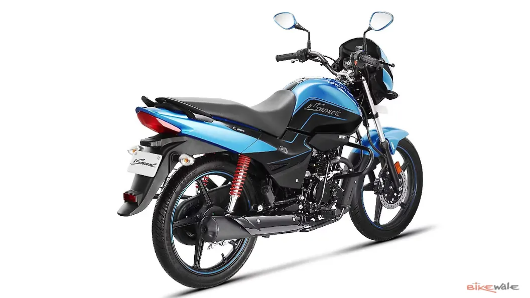 Hero Splendor iSmart 110 Rear Three-Quarter Image – BikeWale