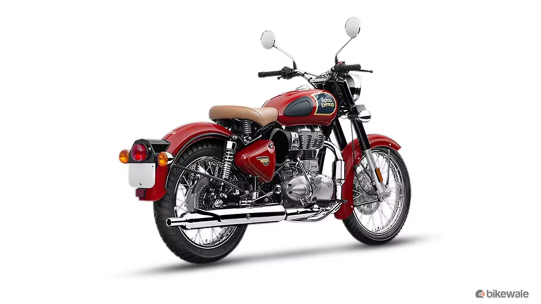 Royal Enfield Classic 350 [2020] Rear Three-Quarter Image – BikeWale