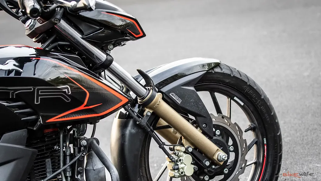 TVS Apache RTR 200 4V Engine From Left Image – BikeWale