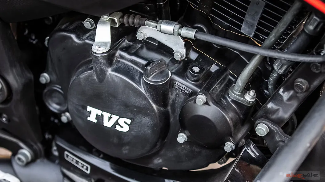 TVS Apache RTR 200 4V Engine From Left Image – BikeWale