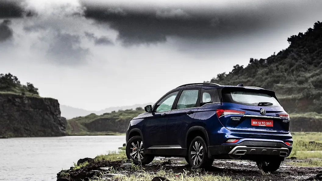 Hector Plus Left Rear Three Quarter Image, Hector Plus Photos in India ...