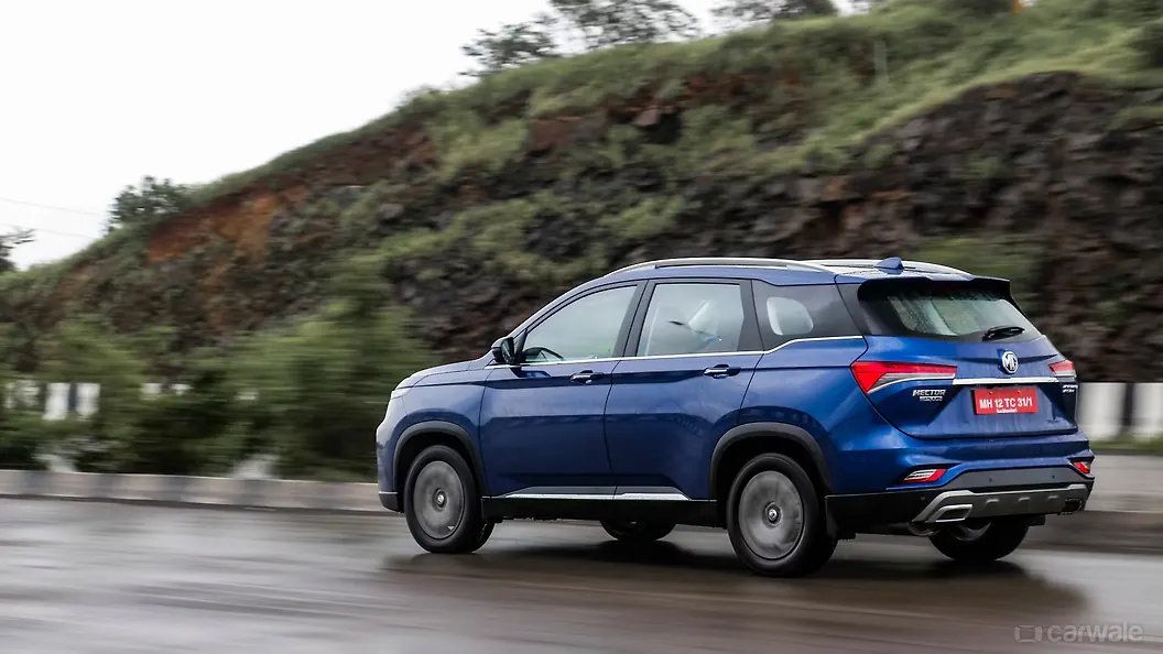 Hector Plus Left Rear Three Quarter Image, Hector Plus Photos in India ...