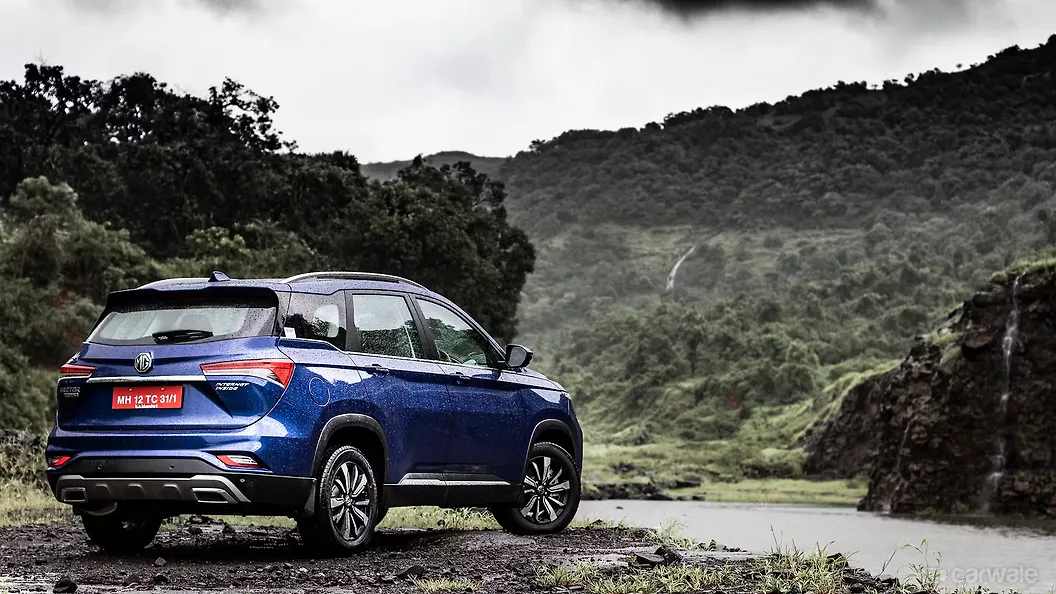 Hector Plus Right Rear Three Quarter Image, Hector Plus Photos in India ...