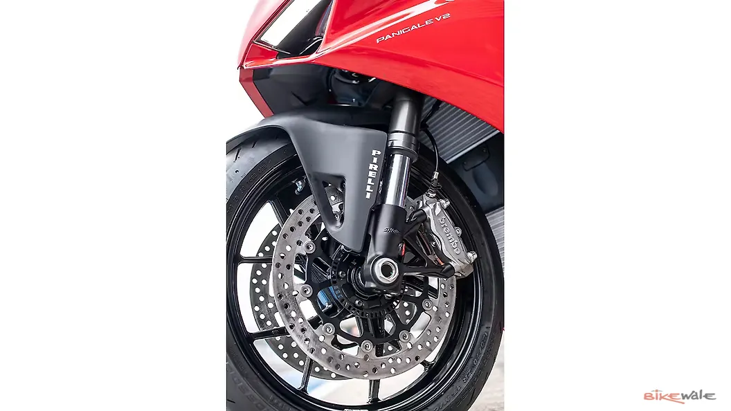 Ducati Panigale V2 Rear Suspension Image – BikeWale