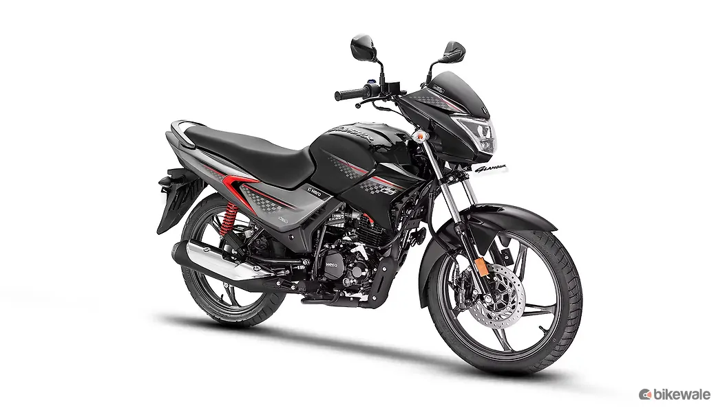 Hero Glamour Left Front Three Quarter Image – BikeWale
