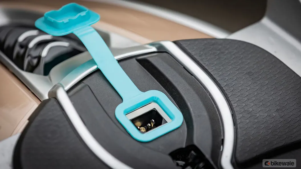 Bajaj Chetak Electric Bike Charging Input Plug Image – BikeWale