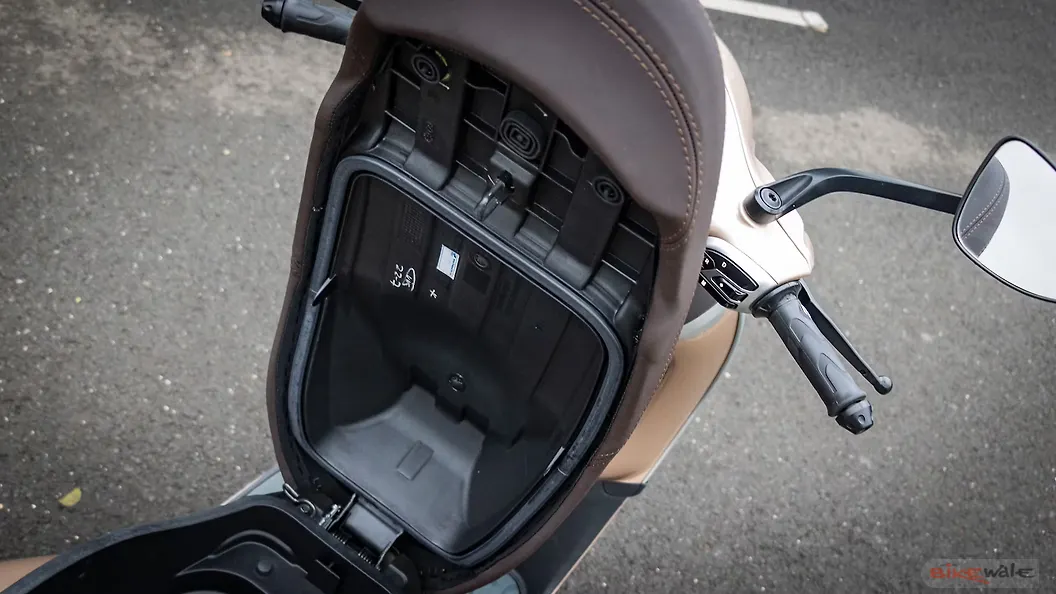Bajaj Chetak Underseat Heavy Luggage Hook Image – BikeWale