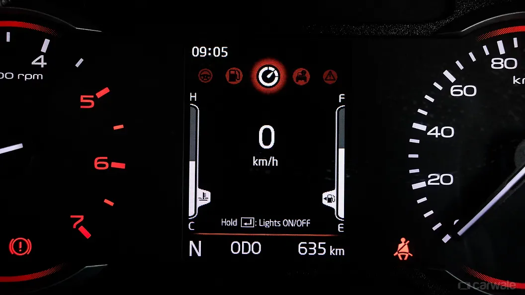 Thar Instrument Cluster Image, Thar Photos in India - CarWale