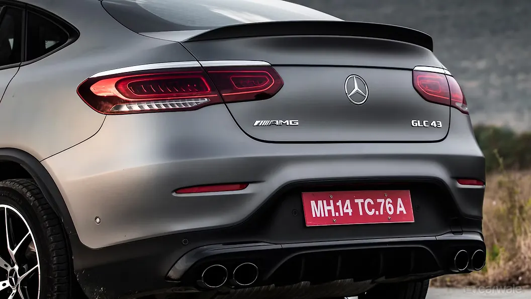 AMG GLC43 Coupe Rear View Image, AMG GLC43 Coupe Photos in India - CarWale