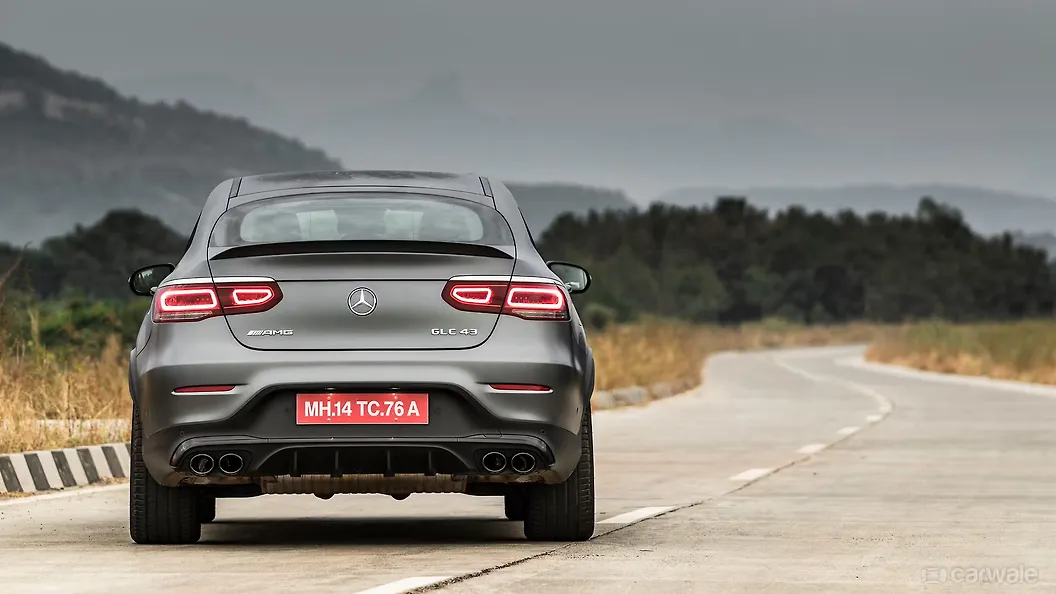 AMG GLC43 Coupe Rear View Image, AMG GLC43 Coupe Photos in India - CarWale