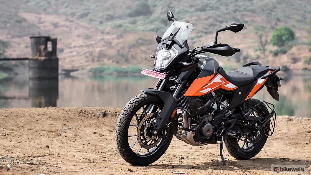 KTM 250 Adventure [2021] Left Rear Three Quarter Image – BikeWale