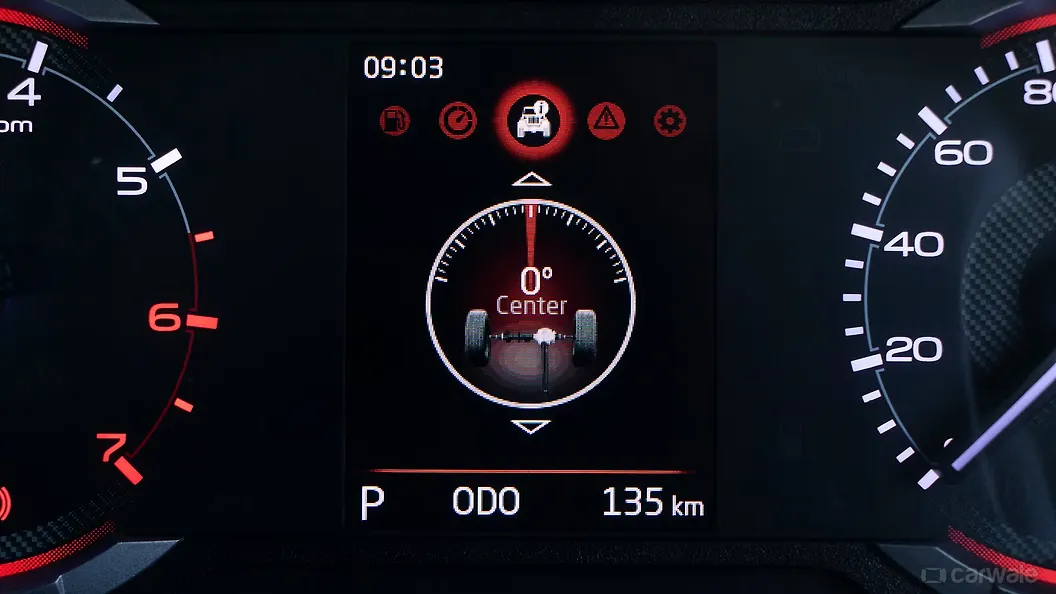 Thar Instrument Cluster Image, Thar Photos in India - CarWale