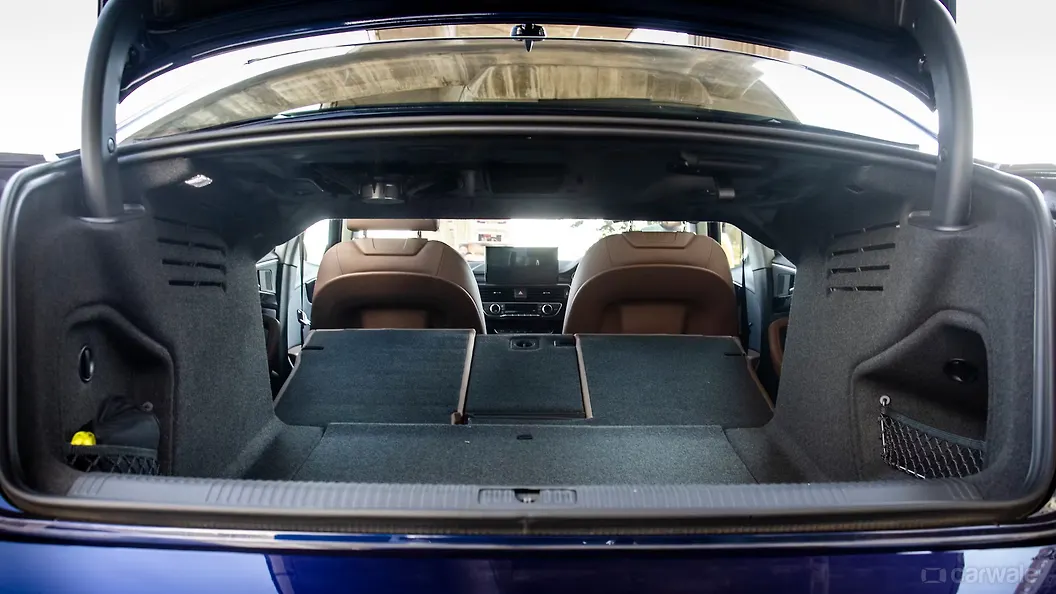 A4 Bootspace Rear Seat Folded Image, A4 Photos in India - CarWale