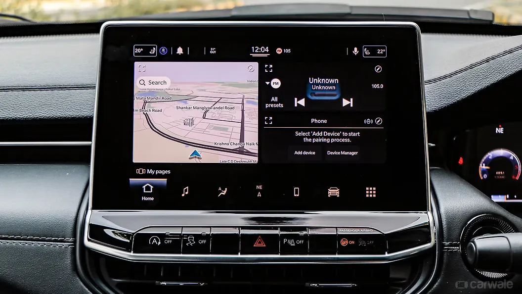 Compass Infotainment System Image, Compass Photos in India - CarWale