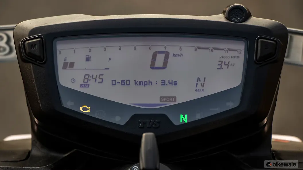 TVS Apache RTR 200 4V Instrument Cluster Image – BikeWale