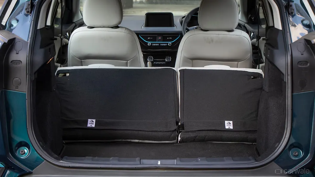 Nexon EV Bootspace Rear Seat Folded Image, Nexon EV Photos in India ...