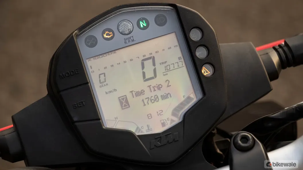 KTM 125 Duke [2021] Instrument Cluster Image – BikeWale