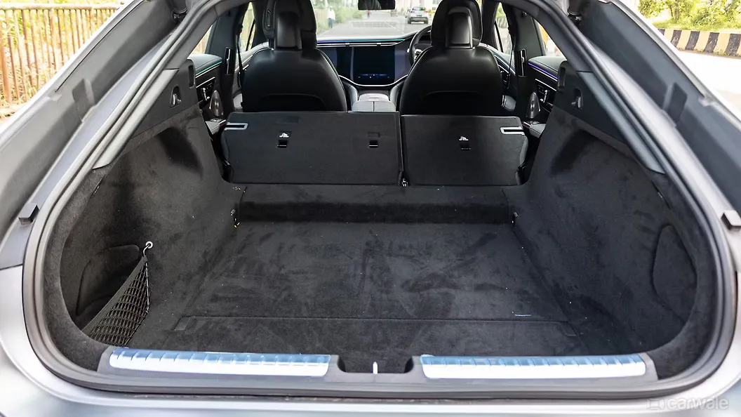 AMG EQS Bootspace Rear Seat Folded Image, AMG EQS Photos in India - CarWale