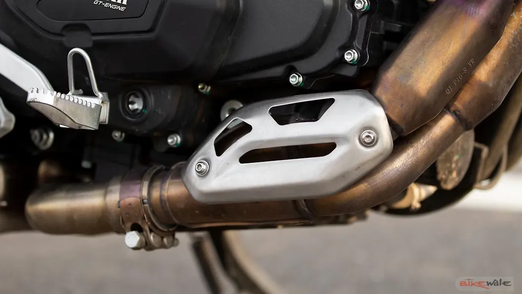 Benelli TRK 502 Engine From Left Image – BikeWale