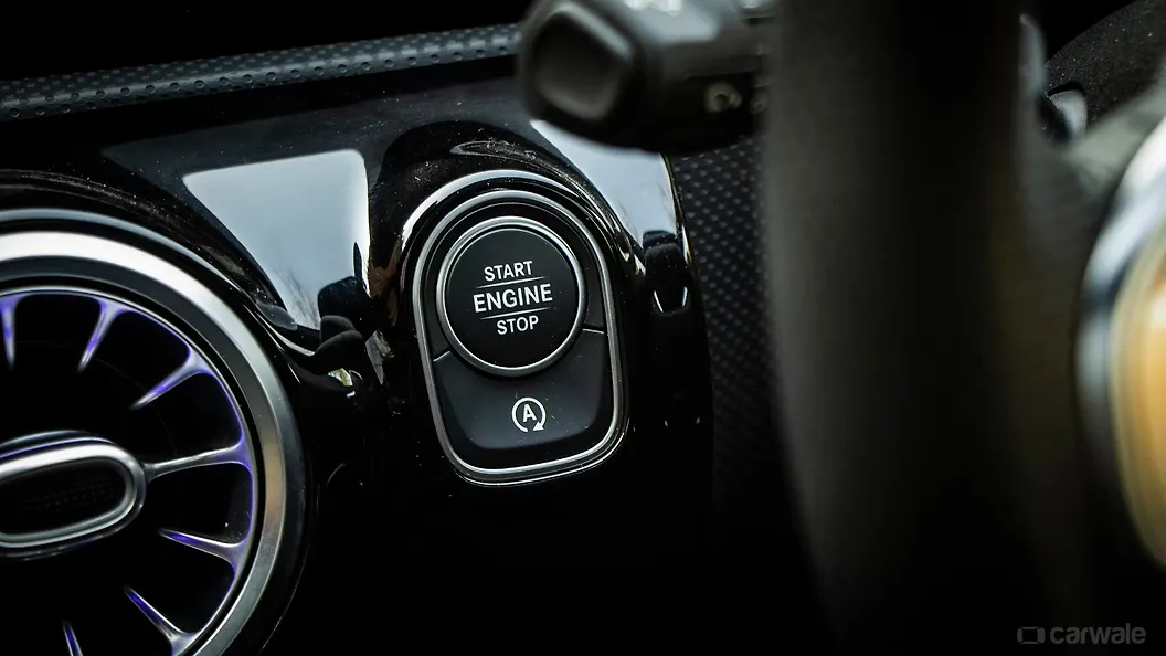 AMG A35 Engine Start Button Image, AMG A35 Photos in India - CarWale