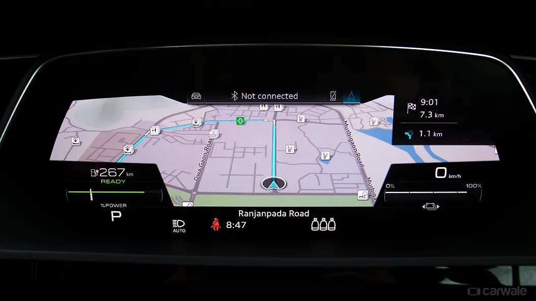 e-tron Instrument Cluster Image, e-tron Photos in India - CarWale