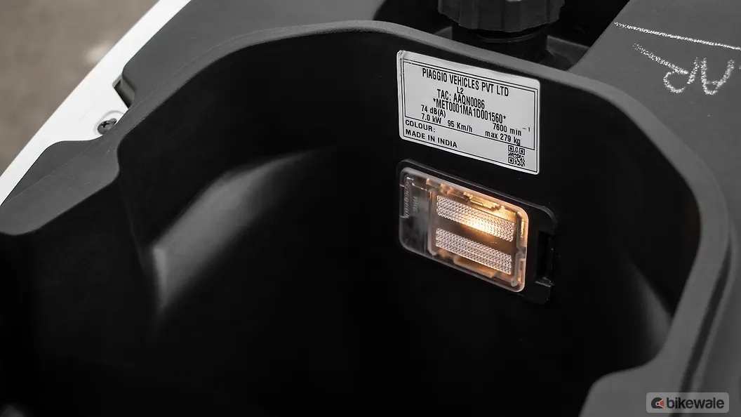 Aprilia SXR 125 Underseat Storage Light/Boot Light Image – BikeWale