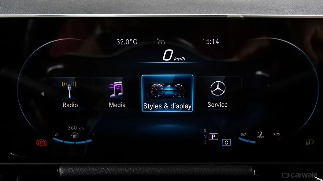 GLA Instrument Cluster Image, GLA Photos in India - CarWale