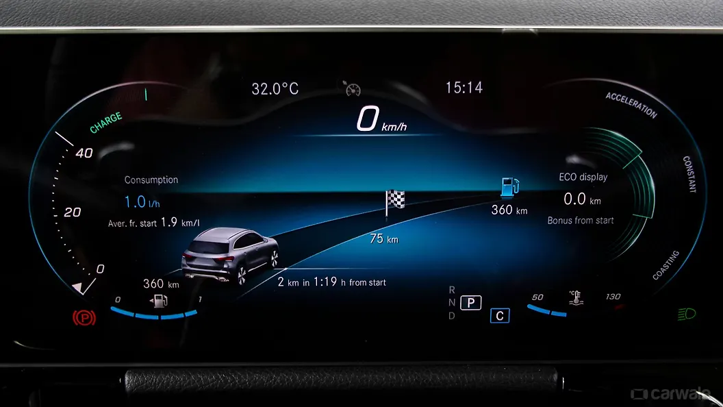 GLA Instrument Cluster Image, GLA Photos in India - CarWale