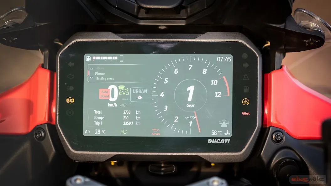 Ducati Multistrada V4 Odometer Image – BikeWale